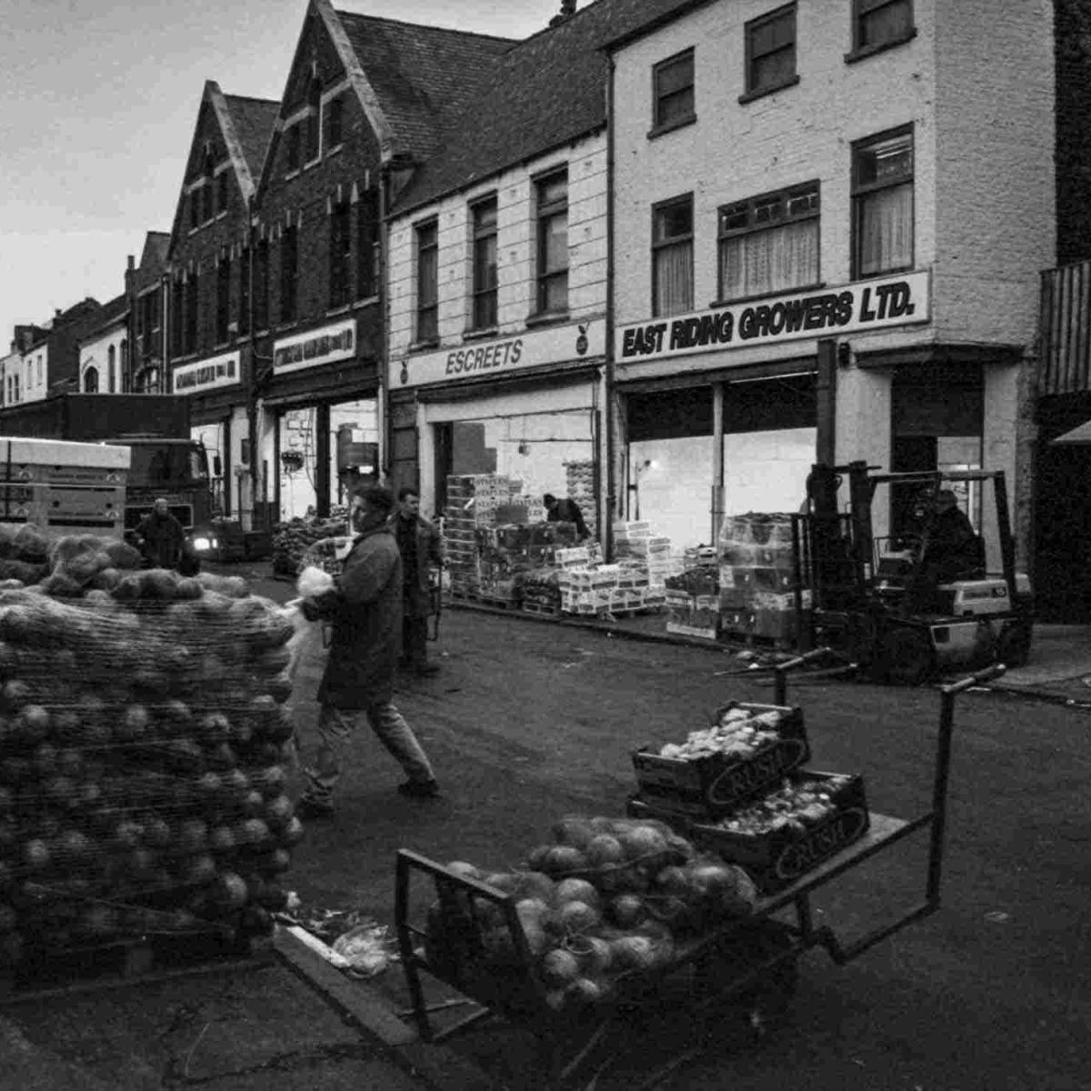 Hull's Fruit Market, Humber Street in the nineties by Paul Hurst ...