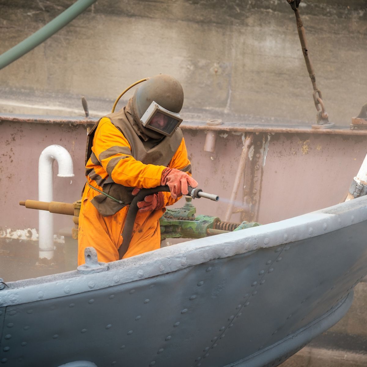 Restoration of ships - Shotblasting | Maritime Hull (en-GB)