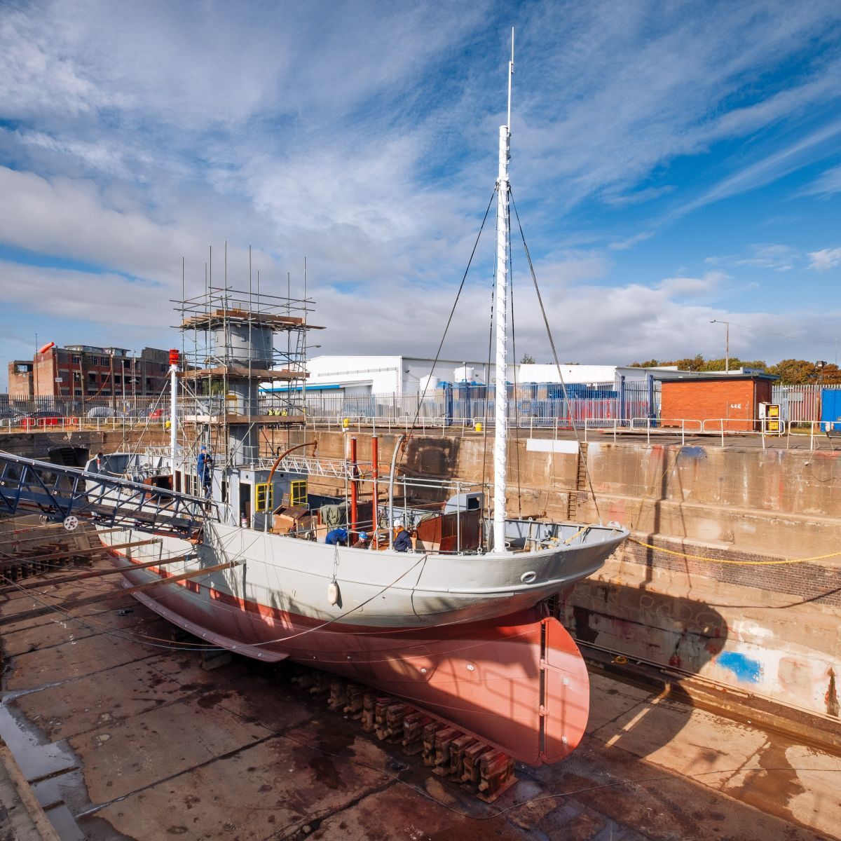 Restoration of Spurn Lightship - October 2022 | Maritime Hull (en-GB)